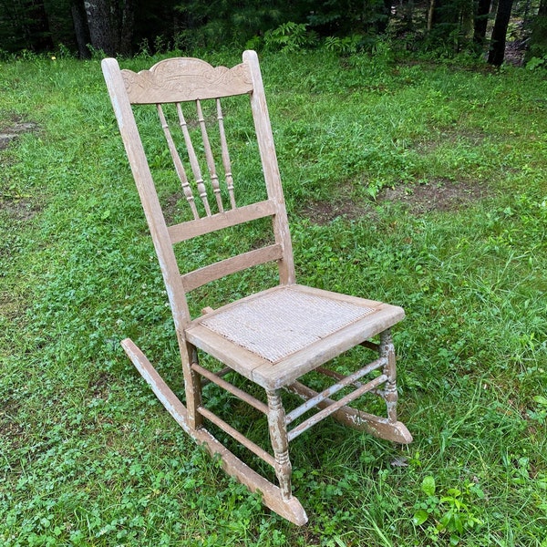 Wood Rocking Chair - Etsy