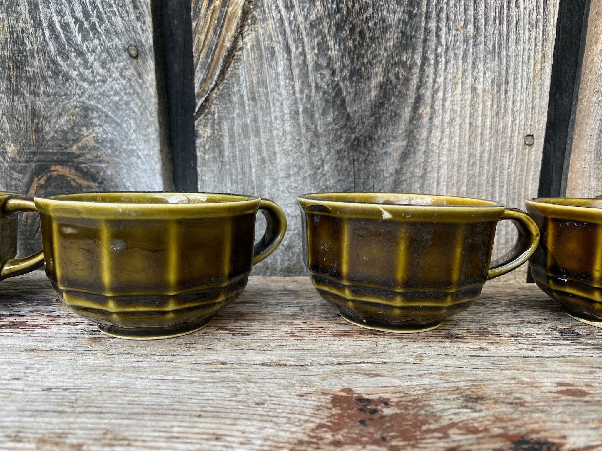 Vintage Mugs 1970s Mugs Set of 4 1970s Mugs 1970s Mug - Etsy