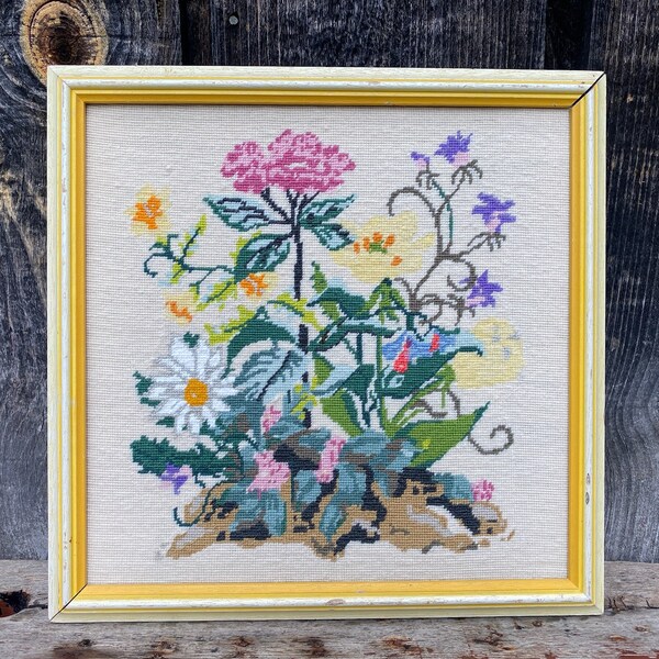 Vintage Needlepoint - Etsy