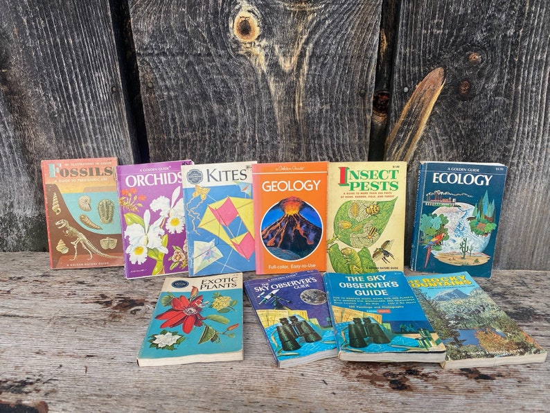 Vintage Golden Guide Books Golden Guide Books set of Golden Guide Books ...