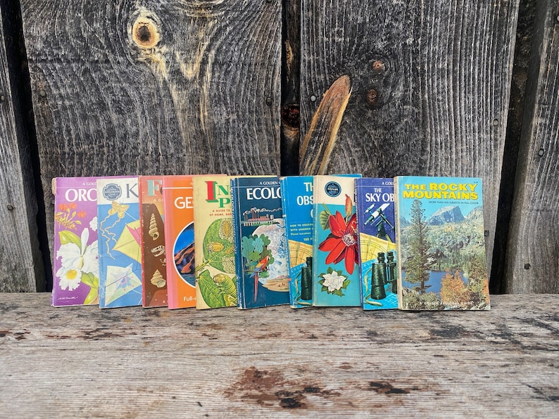 Vintage Golden Guide Books Golden Guide Books set of Golden Guide Books ...