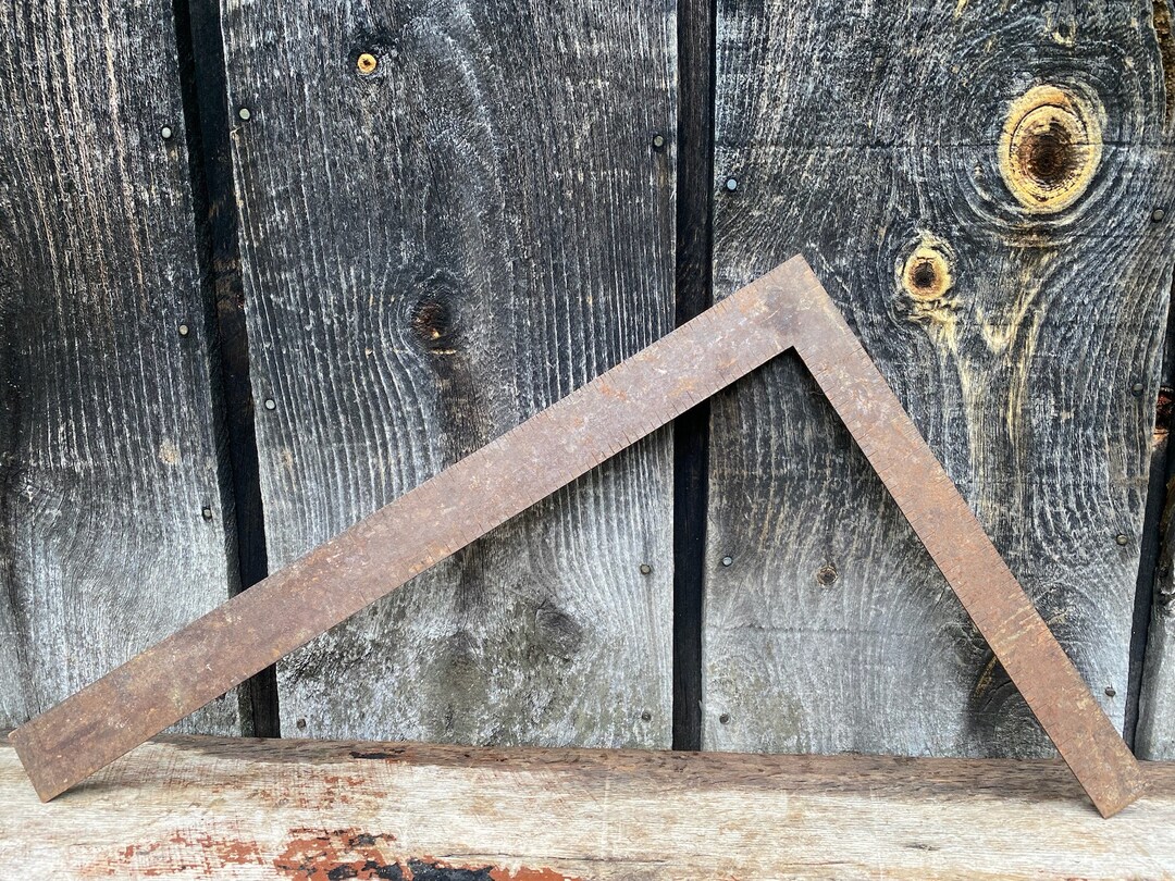 Vintage Carpenter Square Vintage Framing Ruler Carpenters Framing ...