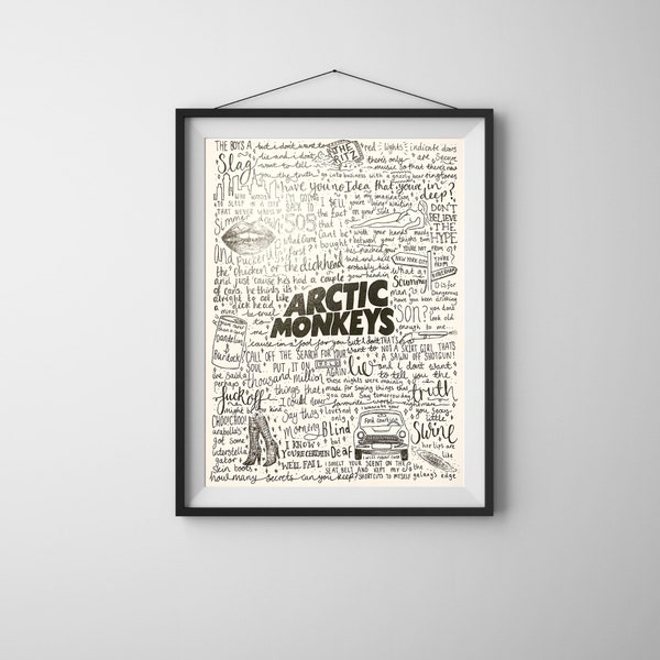 Arctic Monkeys - Etsy UK