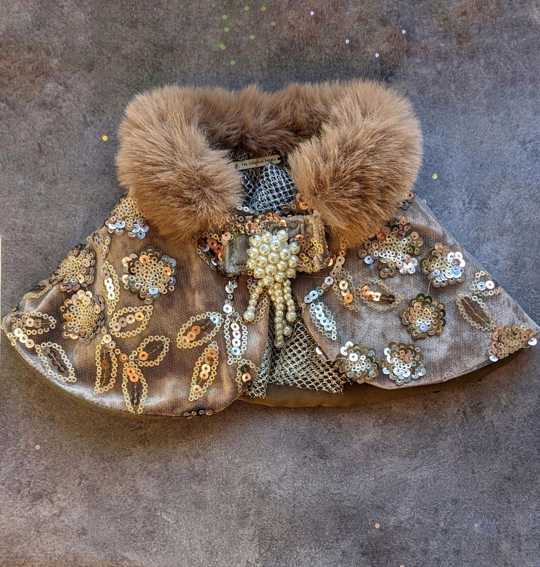 MOCHA MARVEL Reversible Cape Cat Costume, Dog Outfit, Gatsby Cape, Dog ...