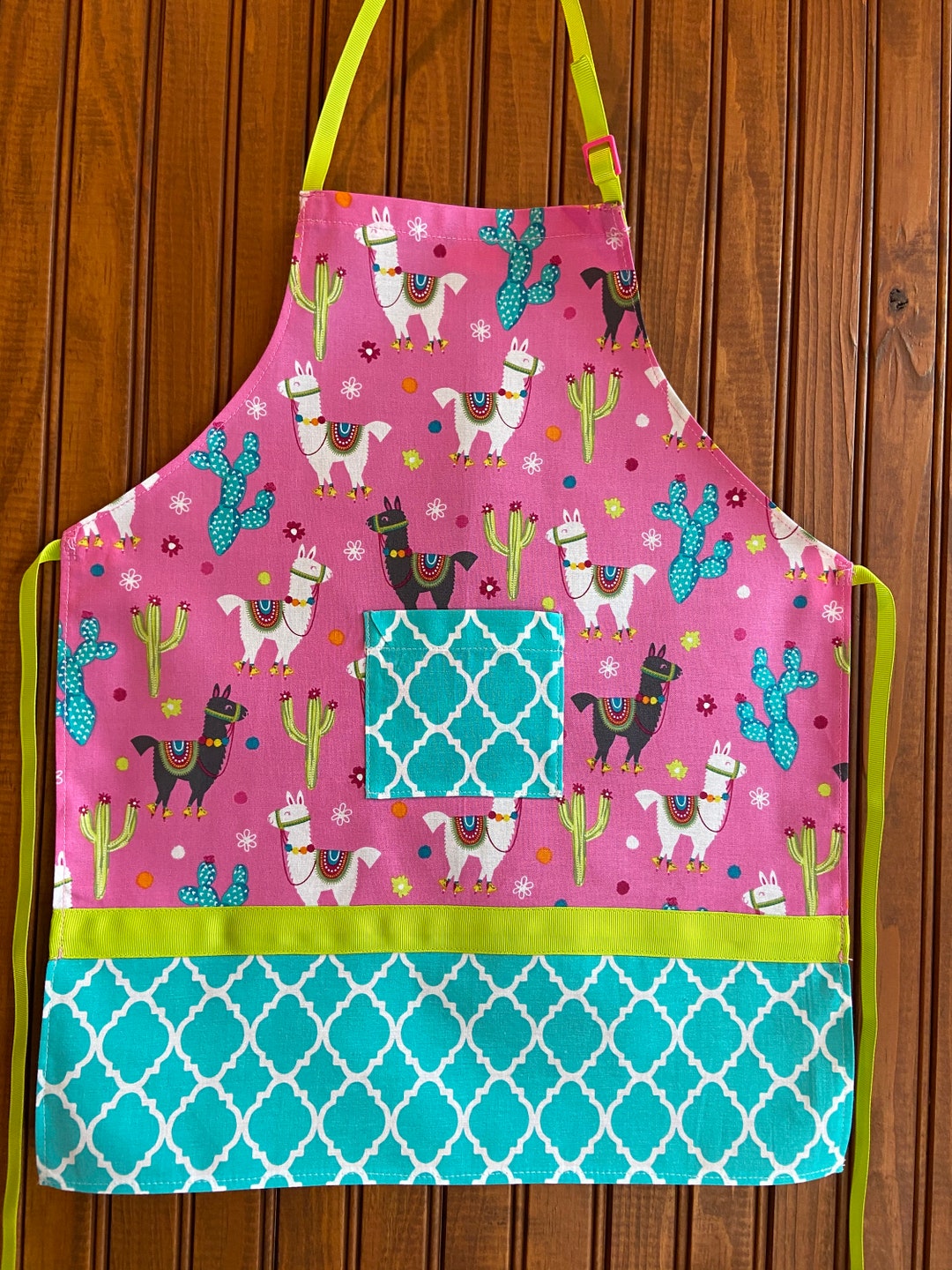 Mother and Daughter Aprons, Children Aprons, Kids Aprons, Llama Apron ...