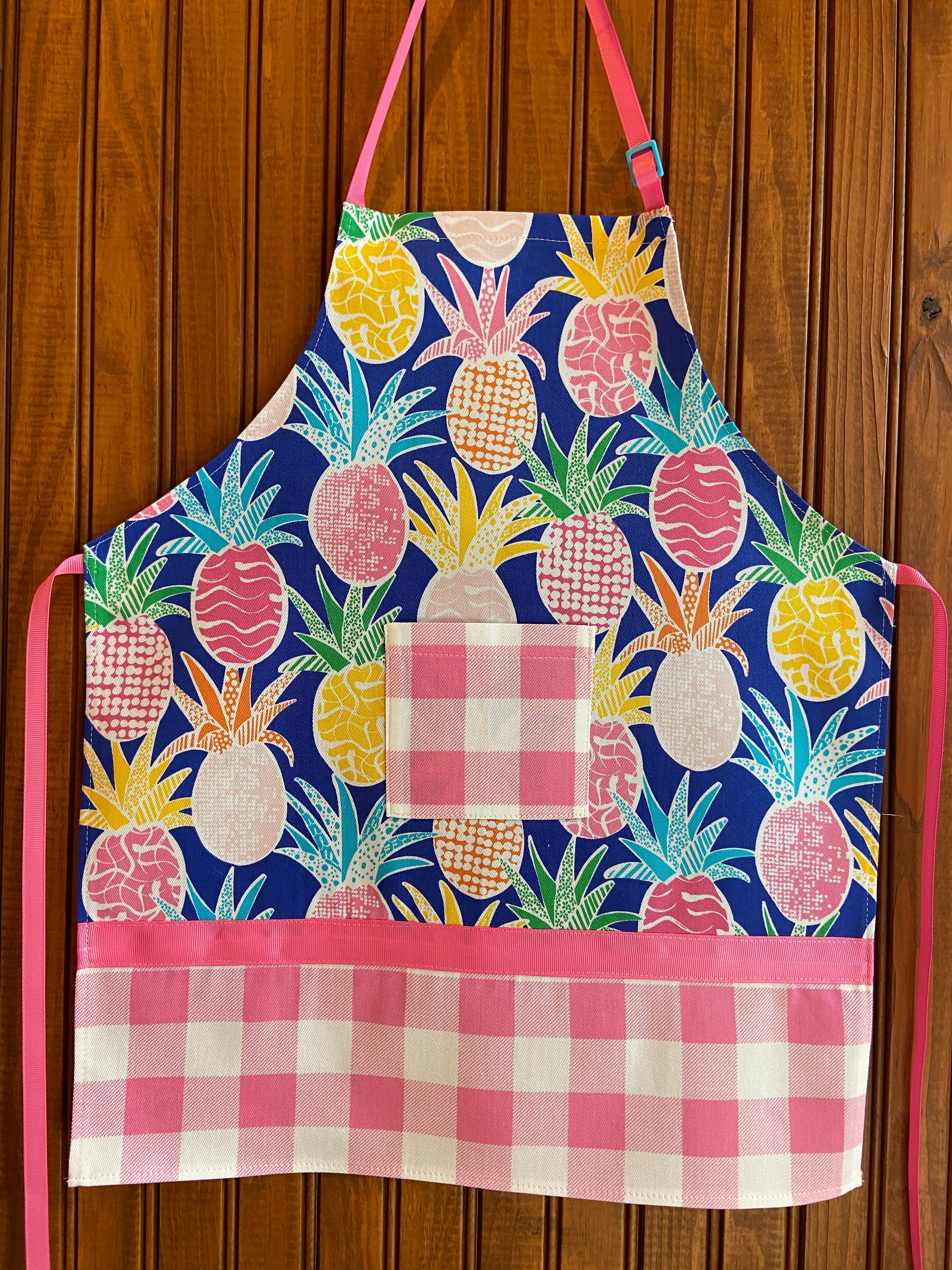 Mother and Daughter Aprons, Children Apron, Kids Aprons, Pineapple ...
