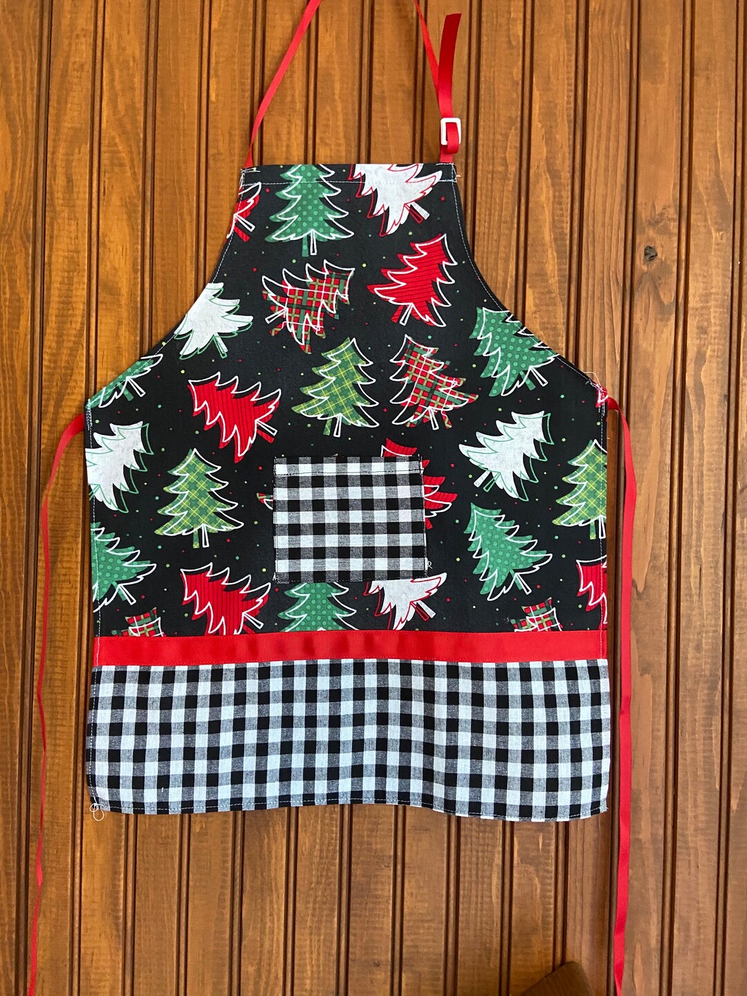 Mother and Daughter Apron, Christmas Apron, Christmas Tree Apron ...