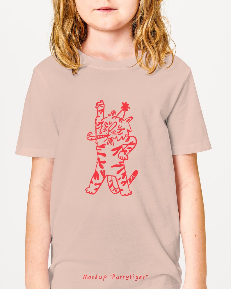 Plotter Template Party Tiger Svg, Dxf, Png and Pdf - Etsy