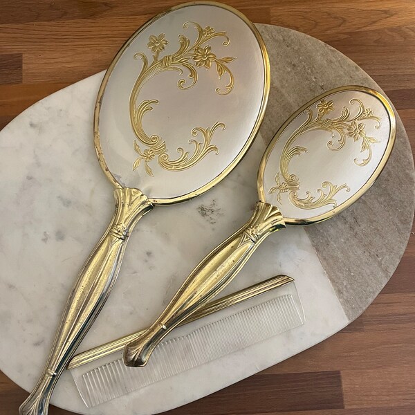 Vintage Vanity Set - Etsy