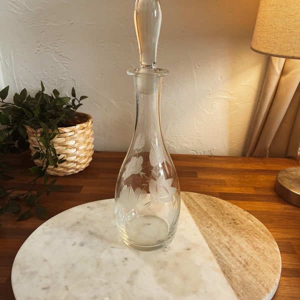 Hand Blown Decanter - Etsy