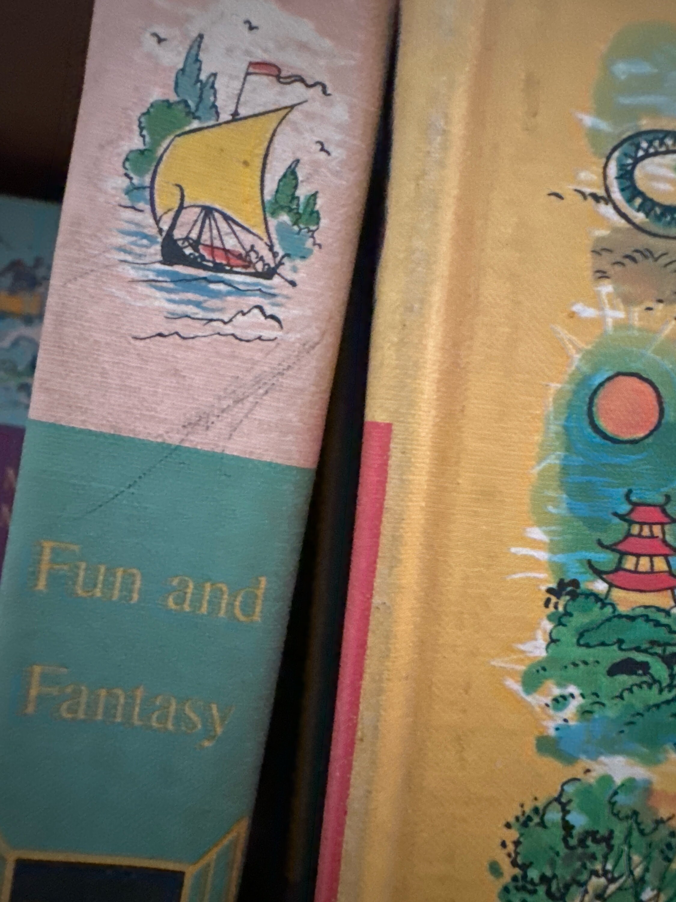 Vintage Children's Book Set Through Golden Windows Series 10 Volumes ...