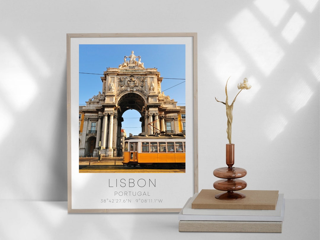 Lisbon City Print Portugal City Prints Travel Home Decor Home Trend ...