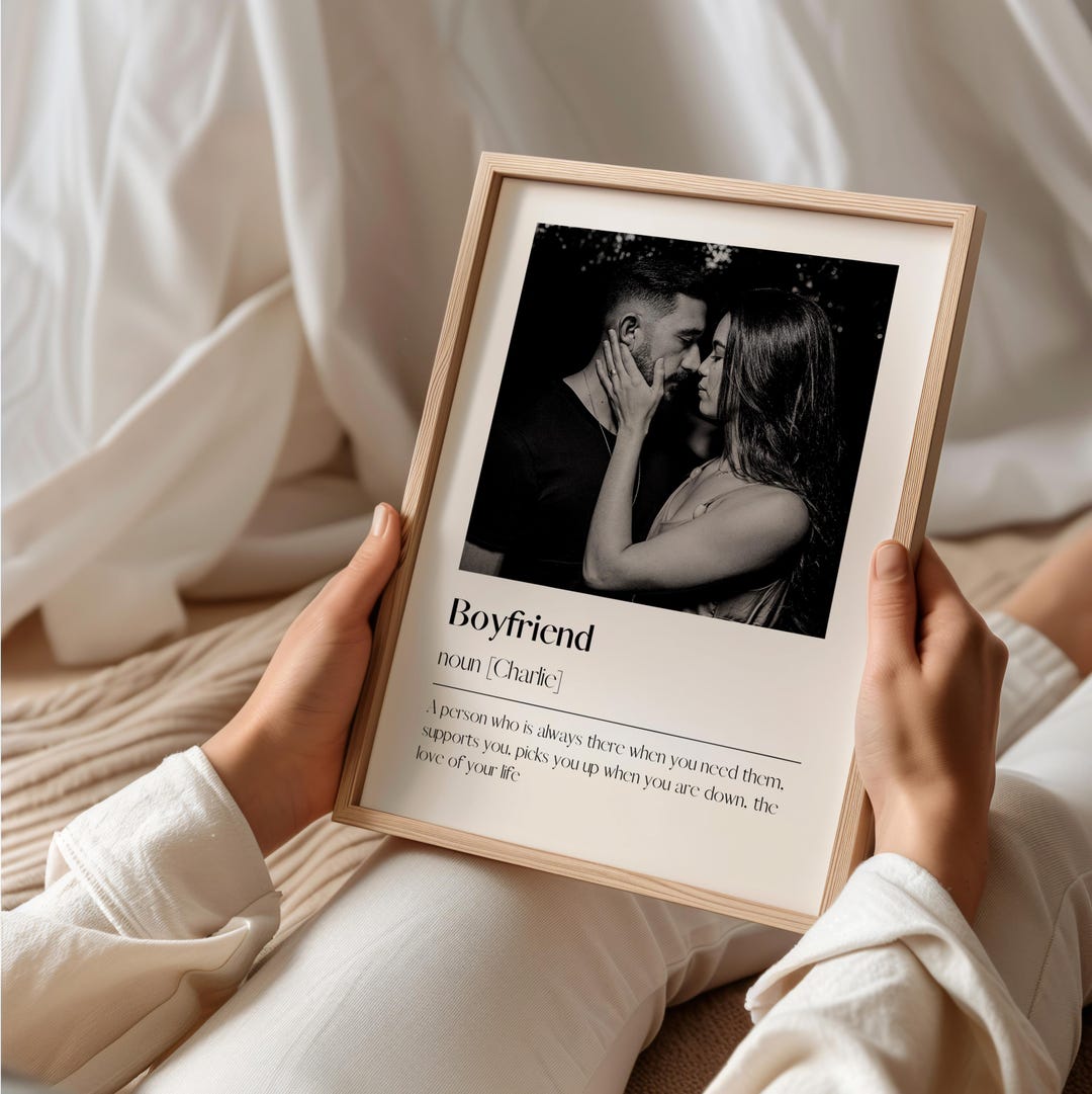 Personalised Boyfriend Print Boyfriend Definition Print Personalised ...