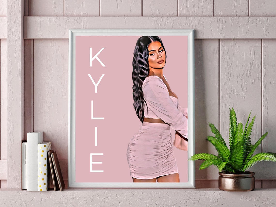 Kylie Jenner Print Kyle Jenner Poster Kylie Jenner | Etsy