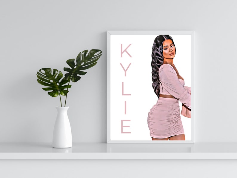 Kylie Jenner Print Kyle Jenner Poster Kylie Jenner - Etsy UK