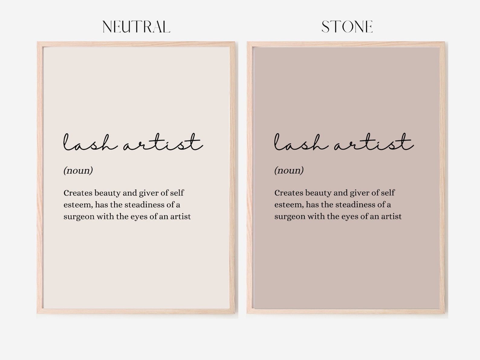 Lash Artist Definition Lash Technician Gift Salon - Etsy UK