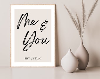 Me You Just Us Two - Etsy