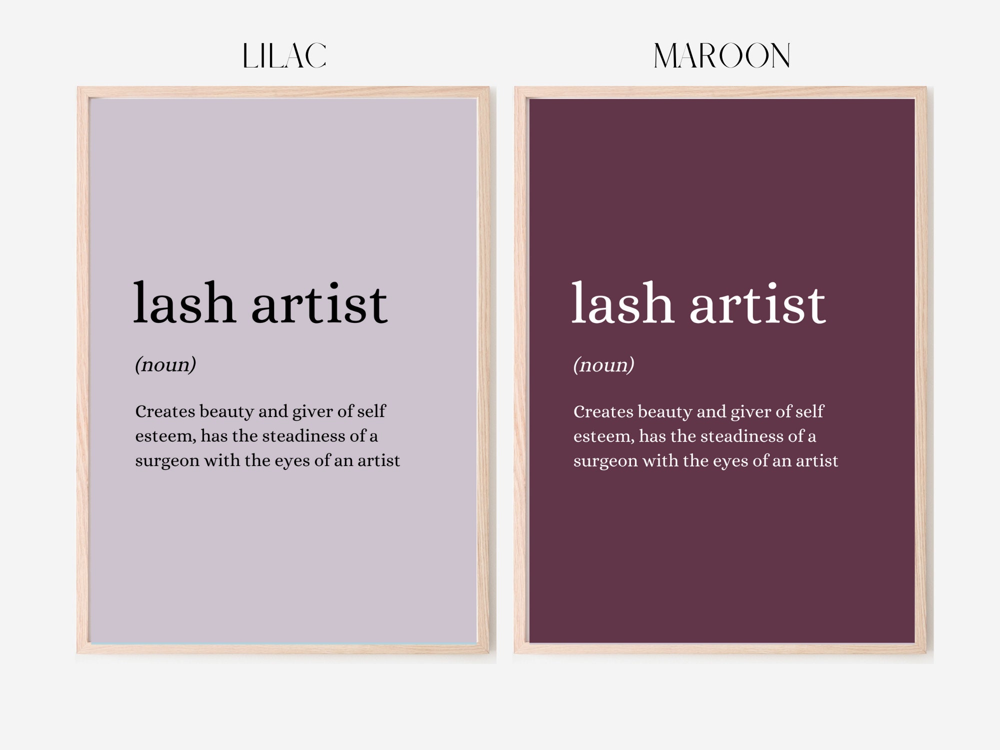 Lash Artist Definition Lash Technician Gift Salon - Etsy Canada