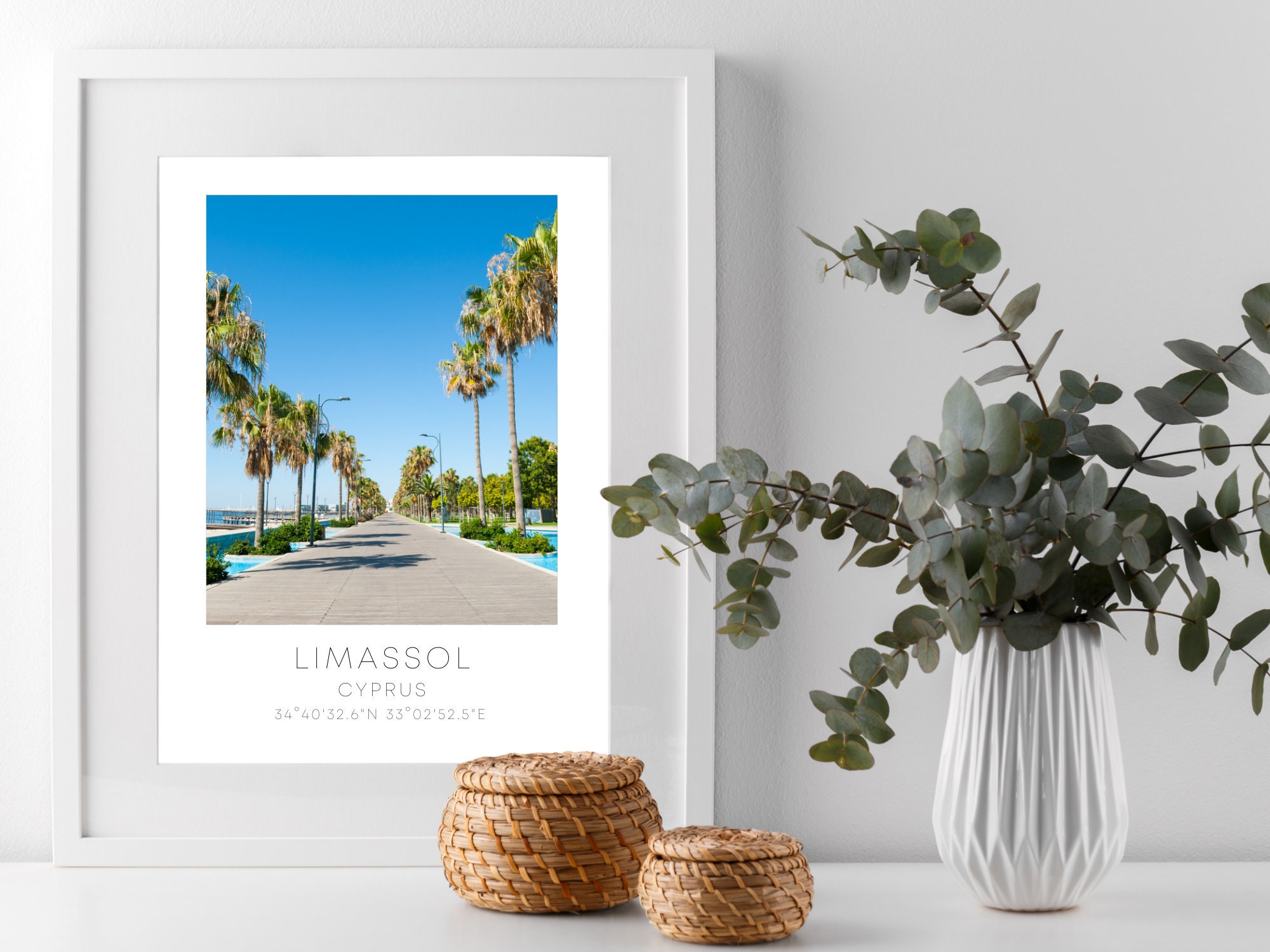 Limassol Print City Print Cyprus Print City Prints | Etsy UK