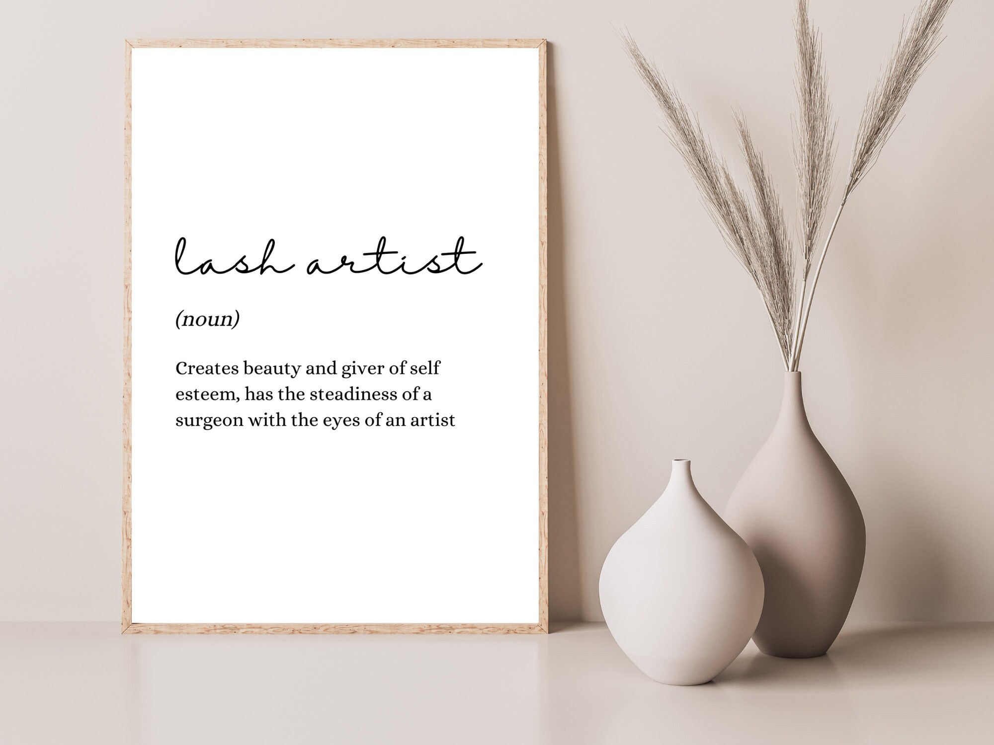 Lash Artist Definition Lash Technician Gift Salon - Etsy UK