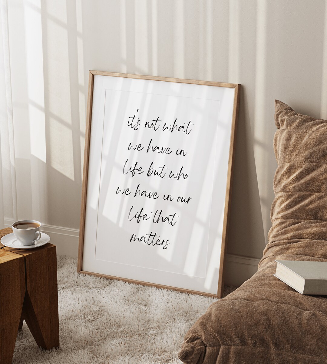 Typography Print Quote Print Text Print Wall Print - Etsy