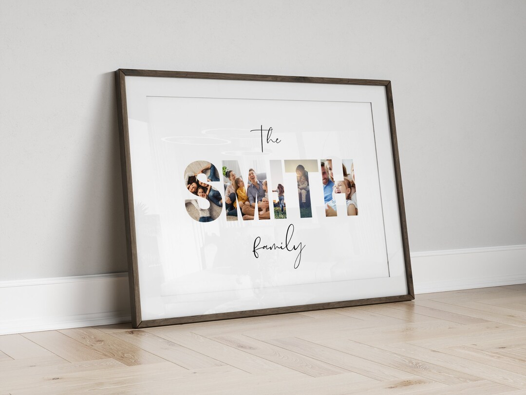 Personalised Family Name Print Personalised Print Personalised Gift ...