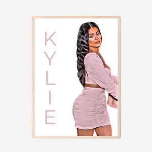 Kylie Jenner Print Kyle Jenner Poster Kylie Jenner | Etsy