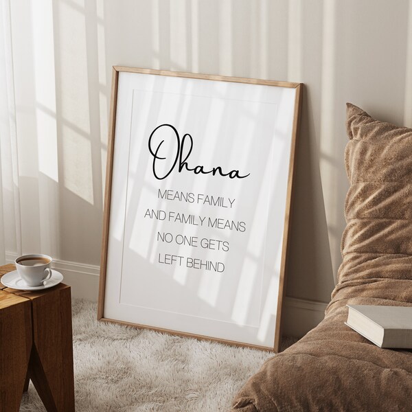 Ohana Means Family - Etsy UK