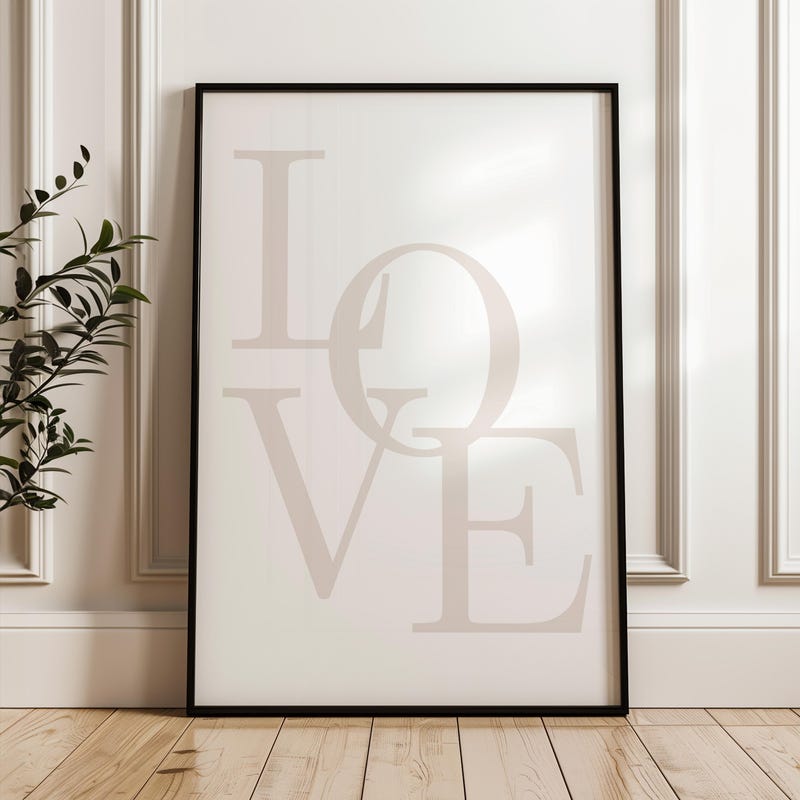 Love Print - Etsy