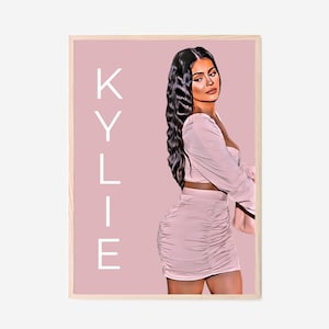 Kylie Jenner Print Kyle Jenner Poster Kylie Jenner | Etsy