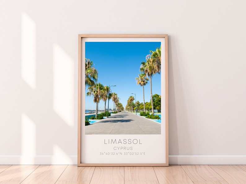 Limassol Print City Print Cyprus Print City Prints - Etsy UK