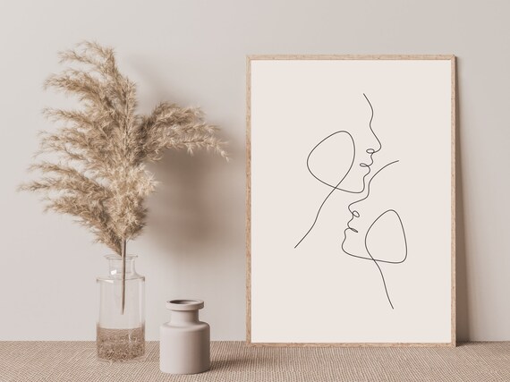 Abstract Line Drawing Print Abstract Wall Print Wall Art | Etsy