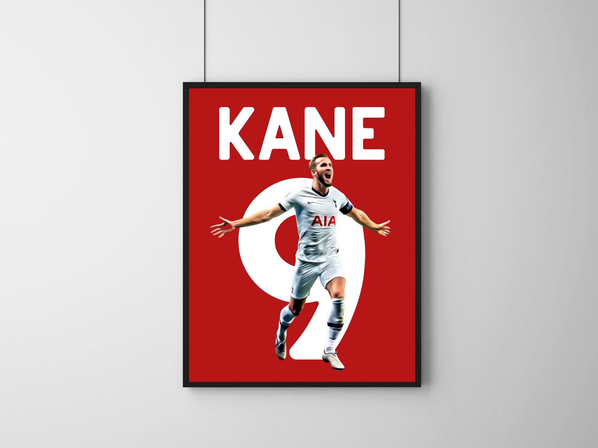 Harry Kane Poster Print England Captain England Team - Etsy Denmark