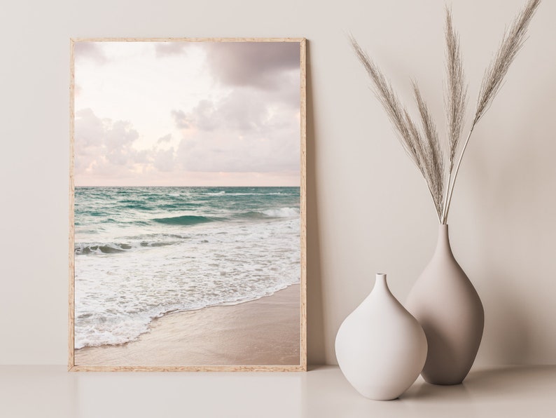 Beach Photo Print A4 A3 Text Trend Home Poster - Etsy