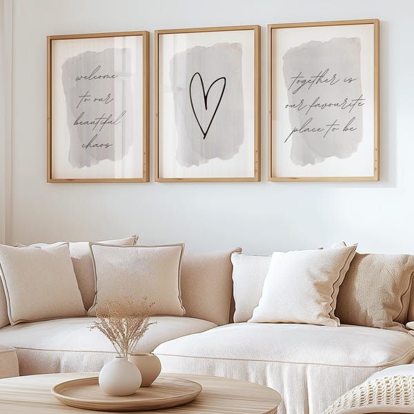 Gray Wall Art - Etsy