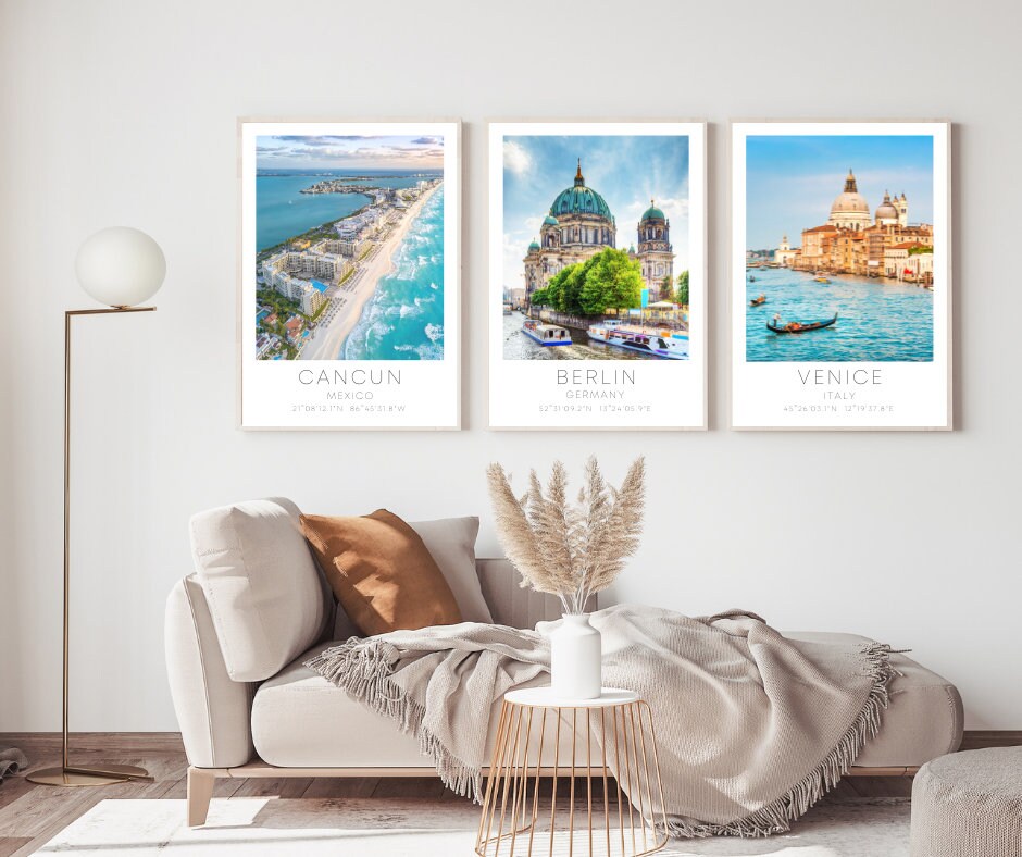 Custom City Prints Set of 3 Pick Any 3 Cities City Prints - Etsy UK
