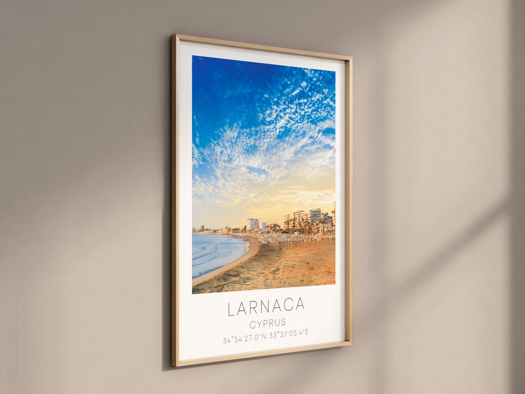 Larnaca Print City Print Cyprus Print City Prints Wall - Etsy UK