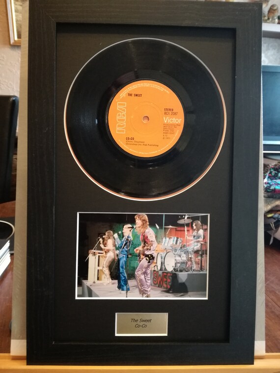 Coco by the Sweet 7 Mounted Record Presentation | Etsy