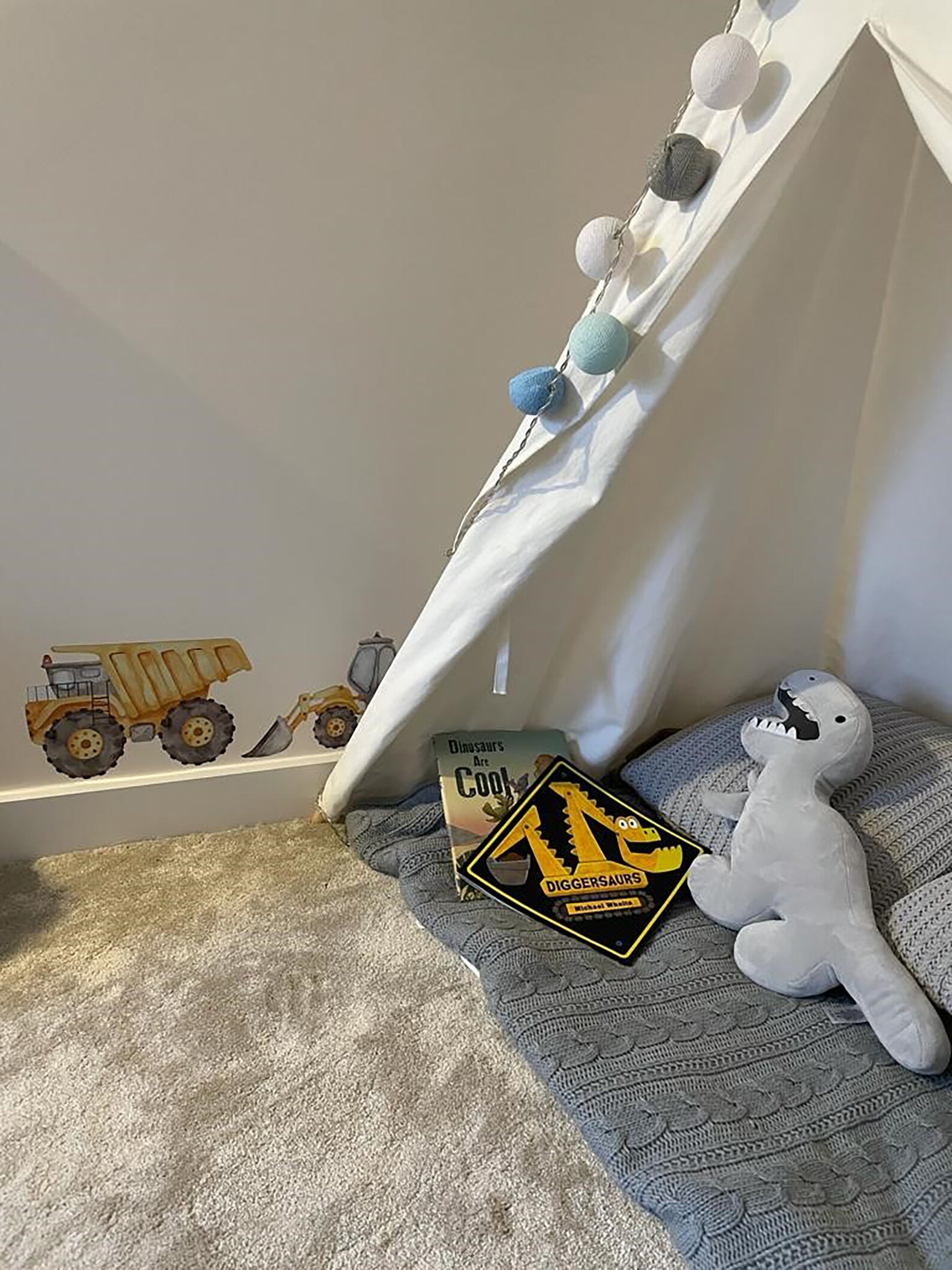 Ultimate Watercolour Digger Sticker Collection, Bedroom Wall Sticker ...