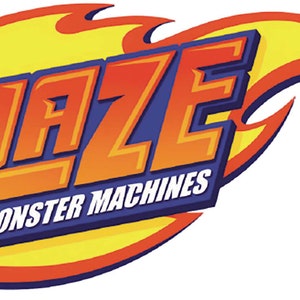 Blaze and the Monster Machines Personalised Wall Sticker, Bedroom Wall ...