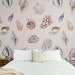 Sea Shells Wallpaper, Shell Wallpaper, Sea Life Wallpaper, Bedroom ...