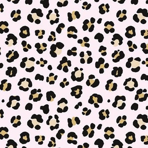 Blush Pink Leopard Print Wallpaper Animal Wallpaper Leopard - Etsy