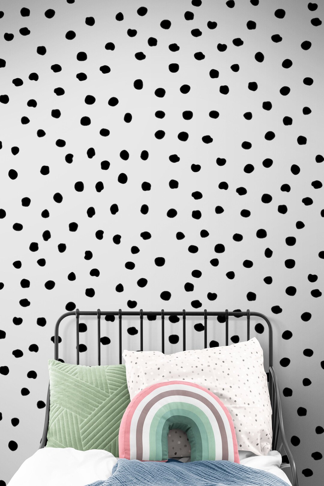 Dalmatian Spot Wallpaper, Dalmatian Black Spots Wallpaper, Children's ...