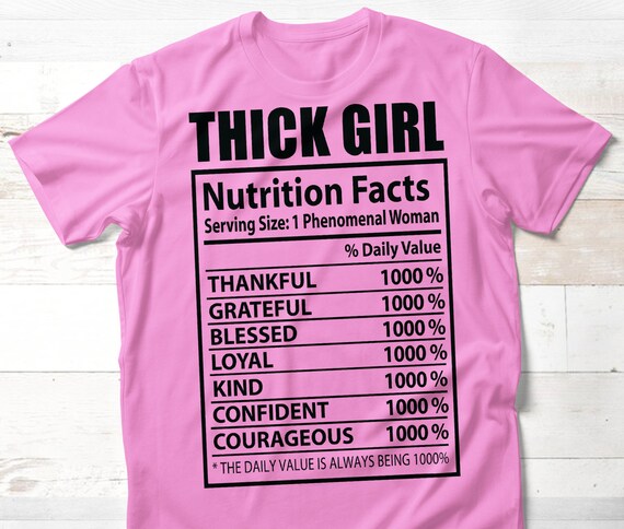 Thick Girl SVG Curvy Girl SVG Thick Woman Svg SVG Cut | Etsy