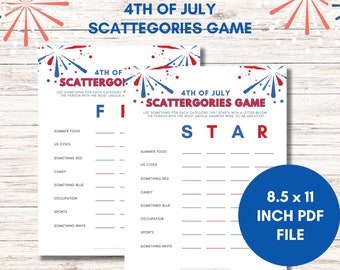 4th of July Games Bundle, 50 Game SUPER Bundle, 4th of July Party Games ...