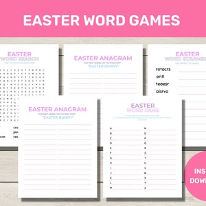 Printable Easter Activity Bundle | Easter Games and Activities for Kids ...