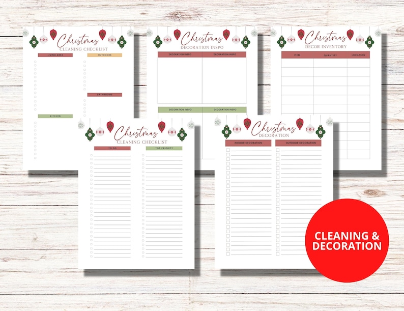Christmas Planner Printable, Christmas to Do List, Holiday Planner ...