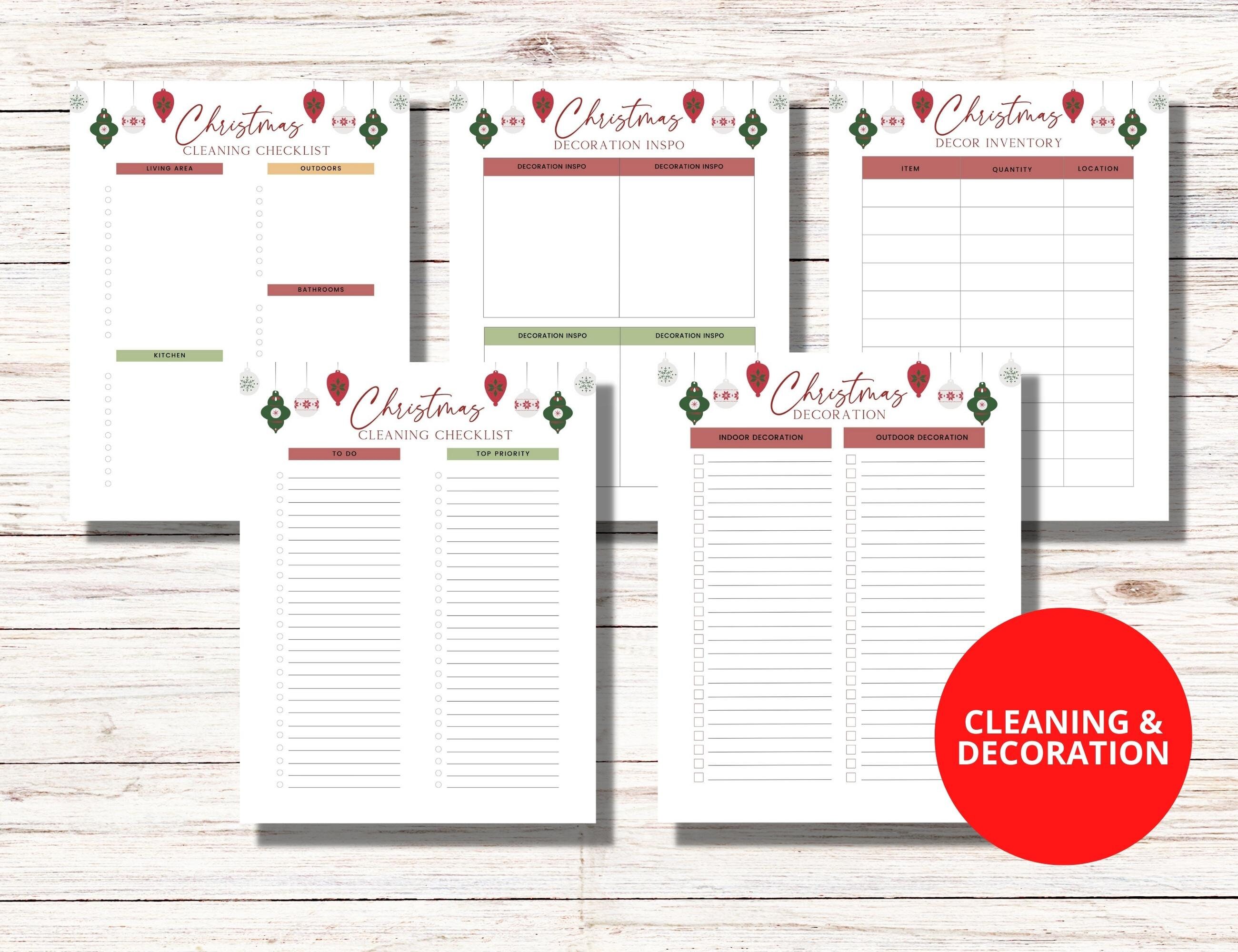 Christmas Planner Printable, Christmas to Do List, Holiday Planner ...
