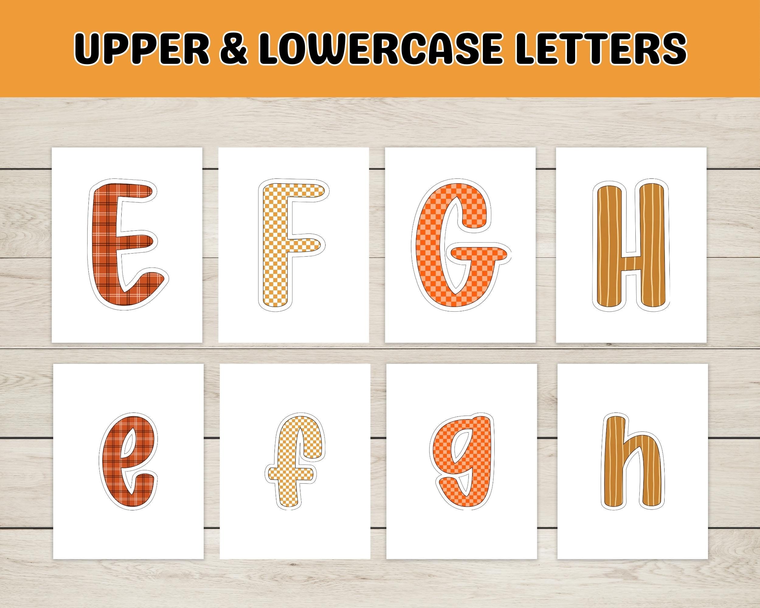 Bulletin Board A-Z Letters, Printable Classroom Door Decorations ...