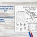 Airplane Activity Placemat, Printable Kids Coloring Page, Printable ...